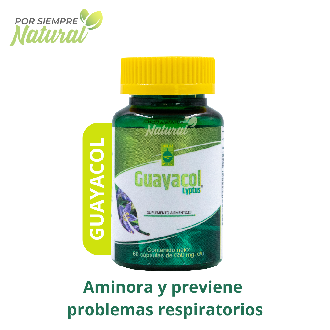 Guayacol 60 C psulas Por Siempre Natural Guayacol 60 C psulas Por Siempre Natural
