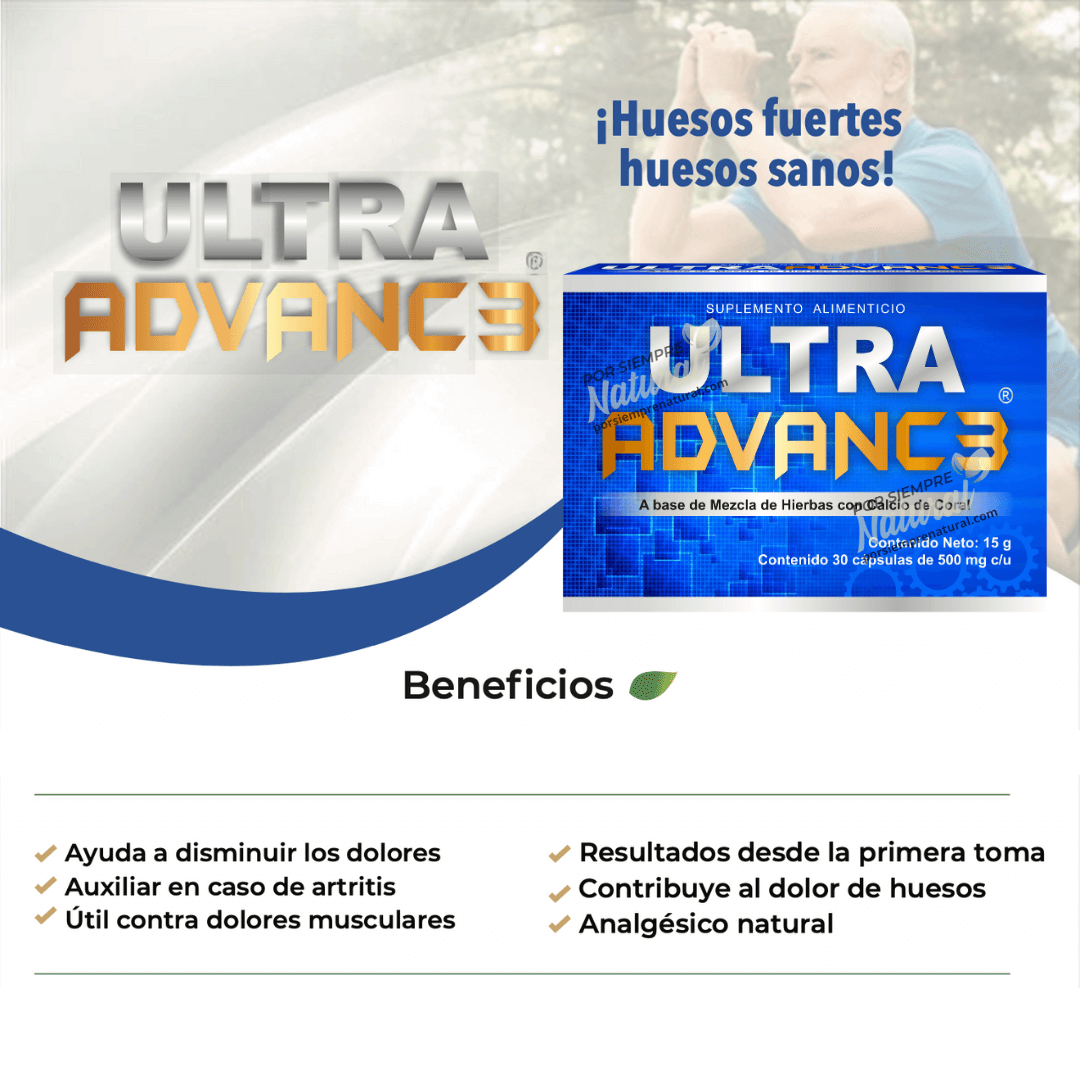 Ultra Advance 30 Cápsulas | 🌱 Por Siempre Natural