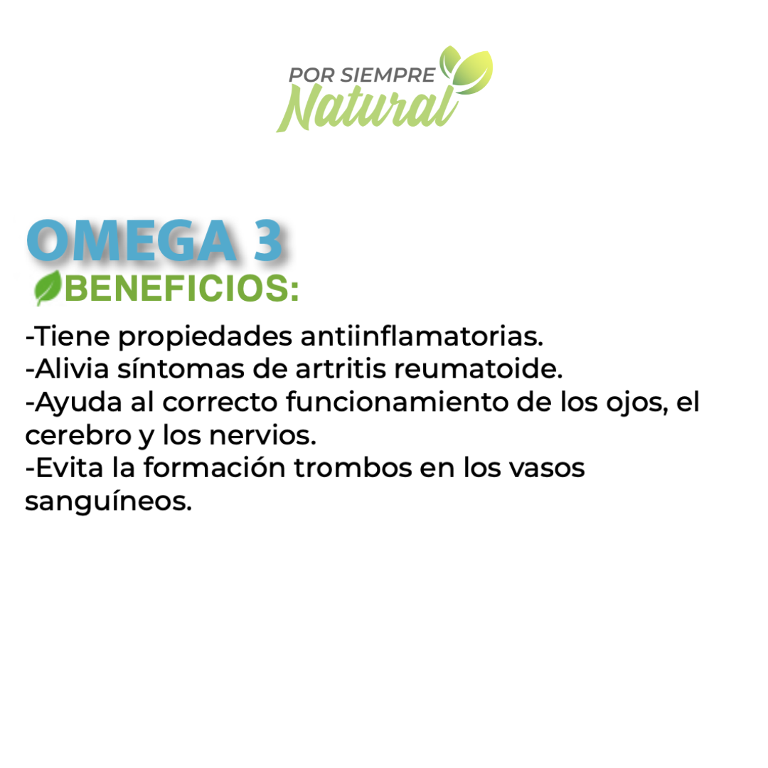 Omega 3 100 Cápsulas – Por Siempre Natural