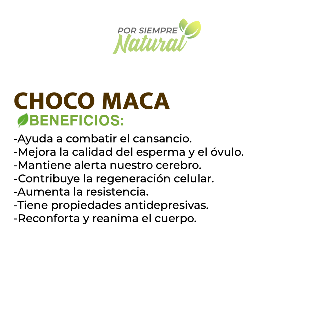 Choco Maca 400g – Por Siempre Natural