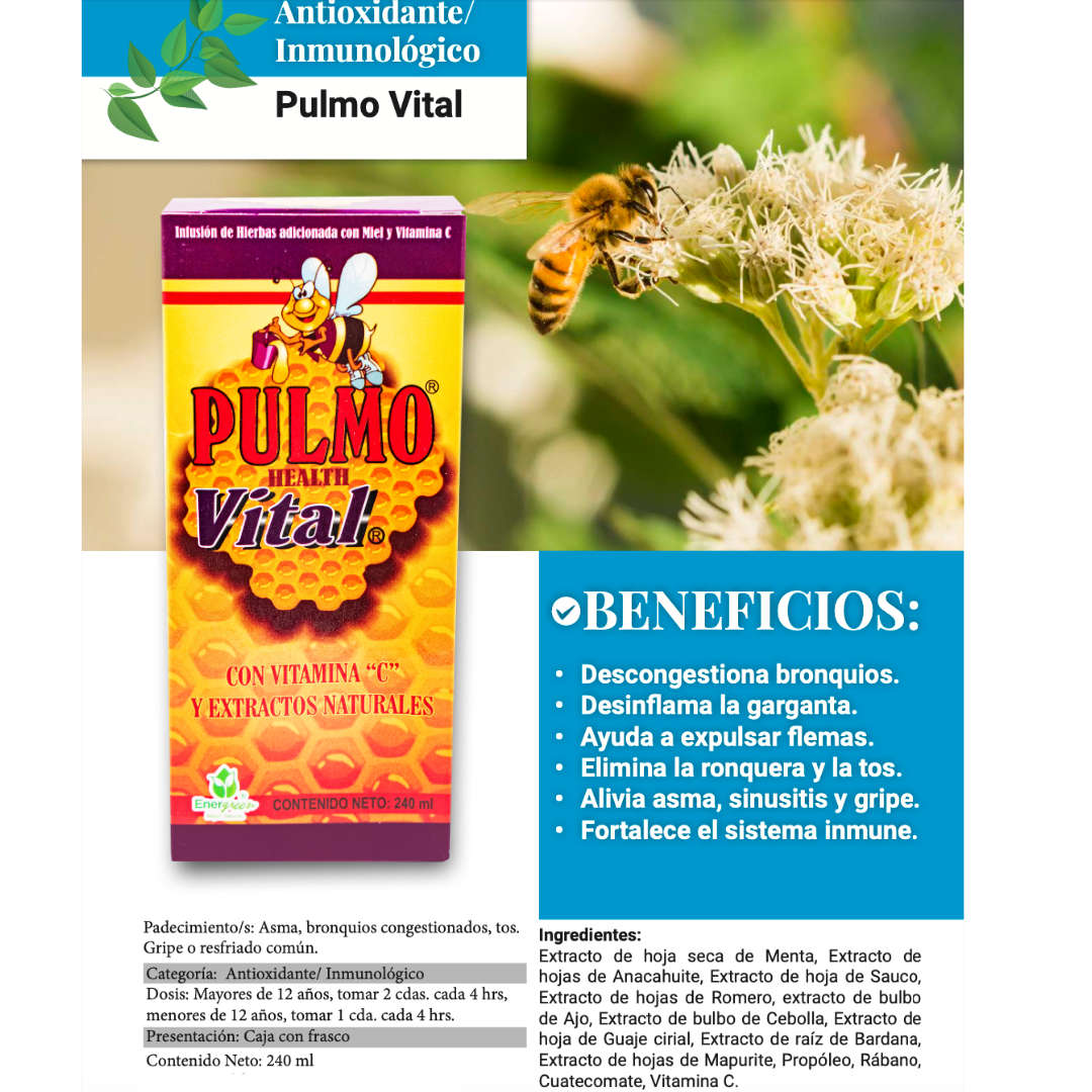 Pulmo Vital Jarabe 240mL – Por Siempre Natural