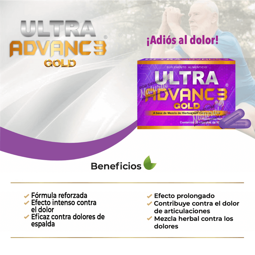 Ultra Advance Gold 30 Cápsulas – Por Siempre Natural
