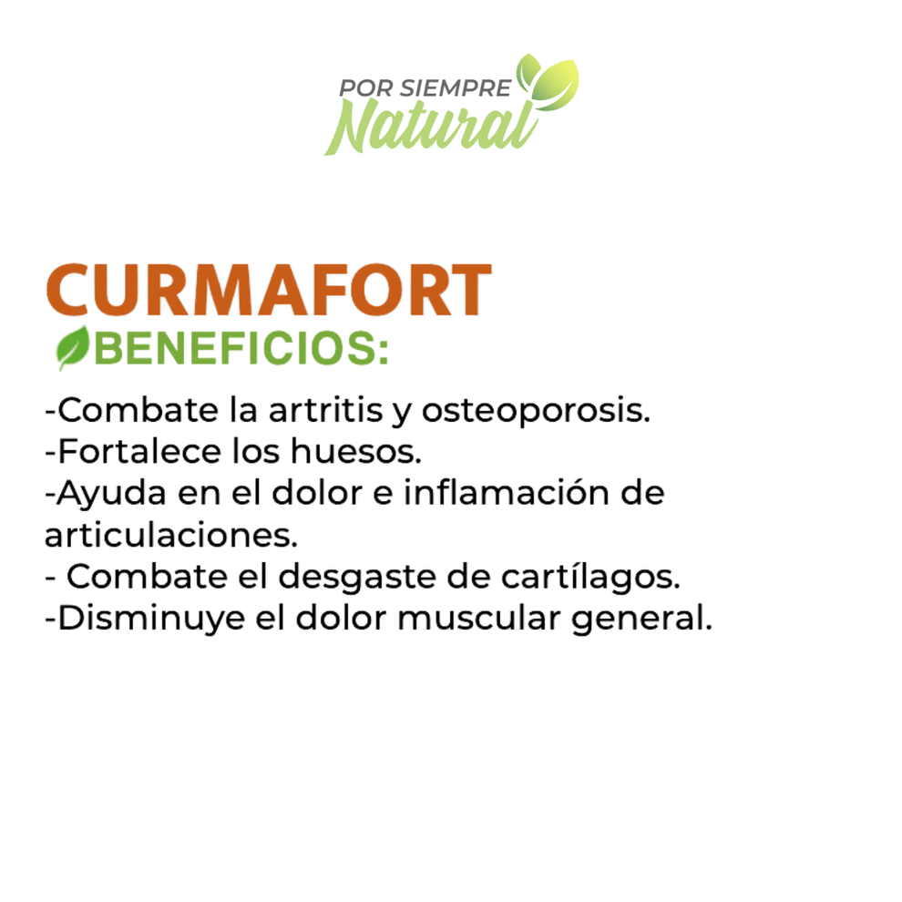 Curmafort 30 Cáps | 🌱 Por Siempre Natural