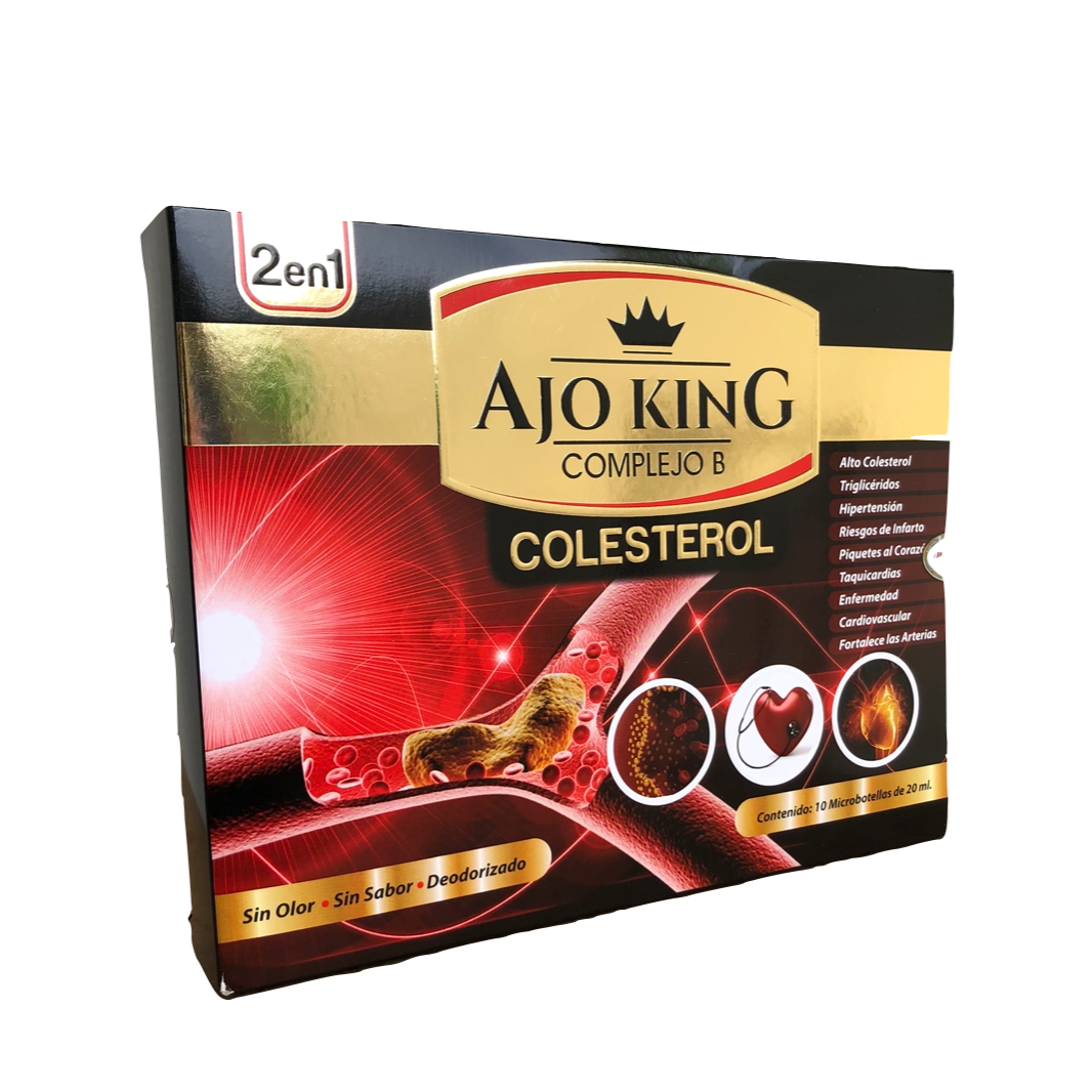 Ajo King Ampolletas Colesterol – Por Siempre Natural