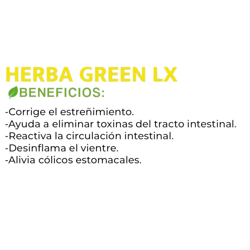 Herba Green Lax 40 Tabletas – Por Siempre Natural